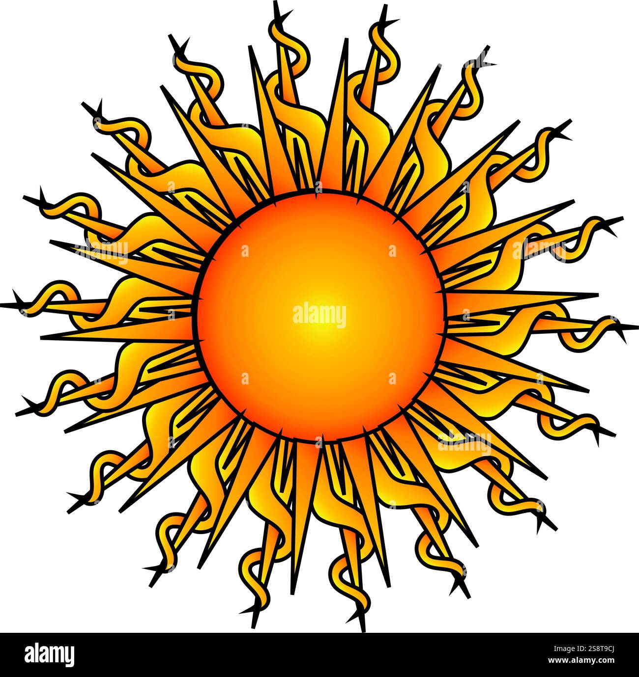 God of daylight Stock Vector Images - Alamy