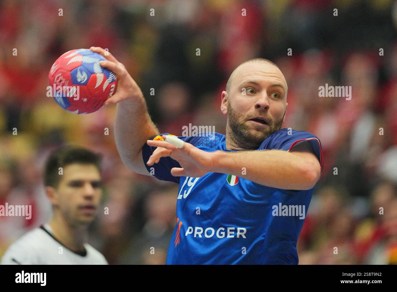 23 January 2025, Denmark, Herning: Handball: World Championship, Italy ...