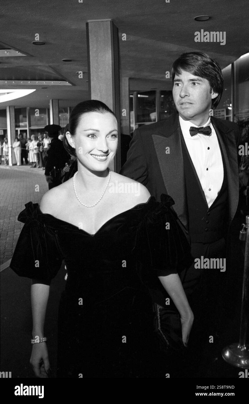 Jane Seymour and David Flynn at the 39th Golden Globe Awards January 30, 1982 Credit: Ralph ...