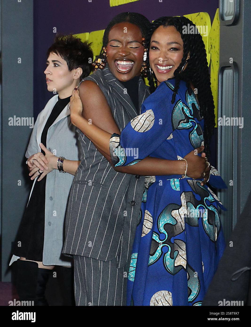 January 22, 2025 Celia Rose Gooding, Sonequa Martin-Green, attend ...