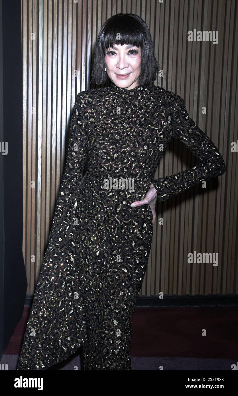 January 22, 2025 Michelle Yeoh attend Paramount present World Premiere ...