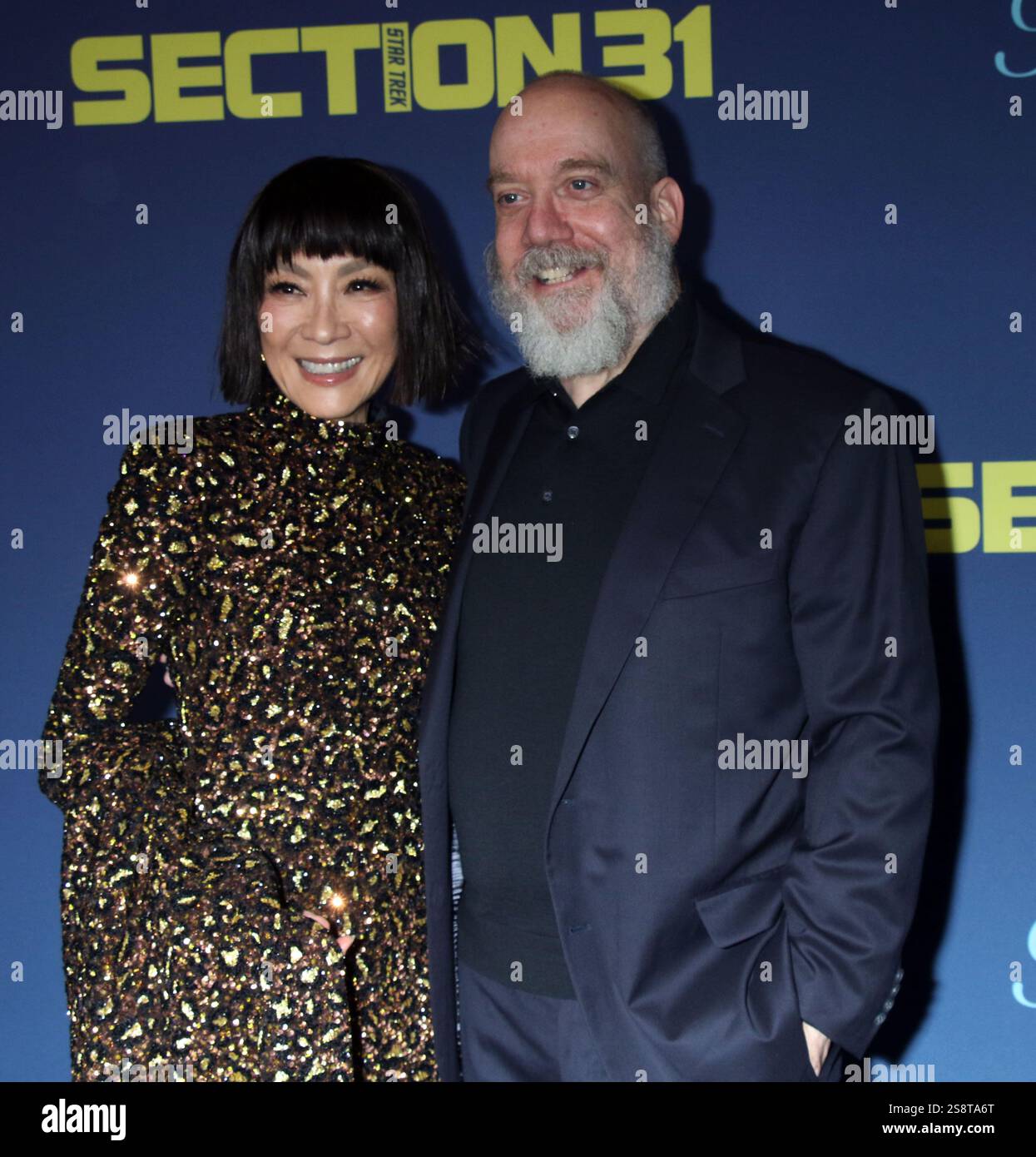 January 22, 2025 Michelle Yeoh, Paul Giamatti attend Paramount present ...