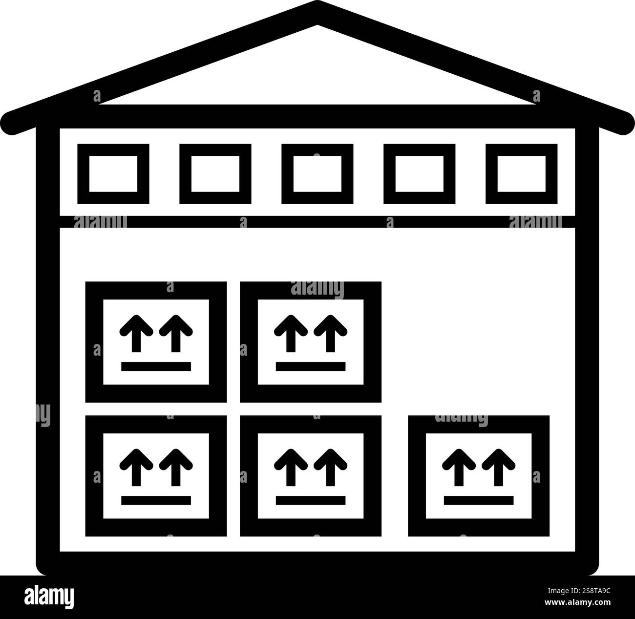 Storage Unit icon vector. Suitable for mobile apps, web apps and print ...