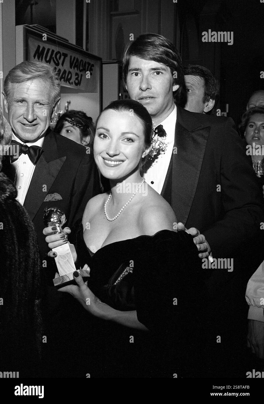 Jane Seymour and David Flynn at the 39th Golden Globe Awards January 30 ...