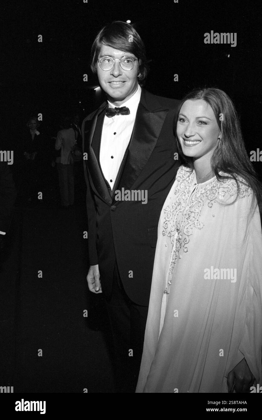 Jane Seymour and David Flynn Circa 1980's Credit: Ralph Dominguez ...