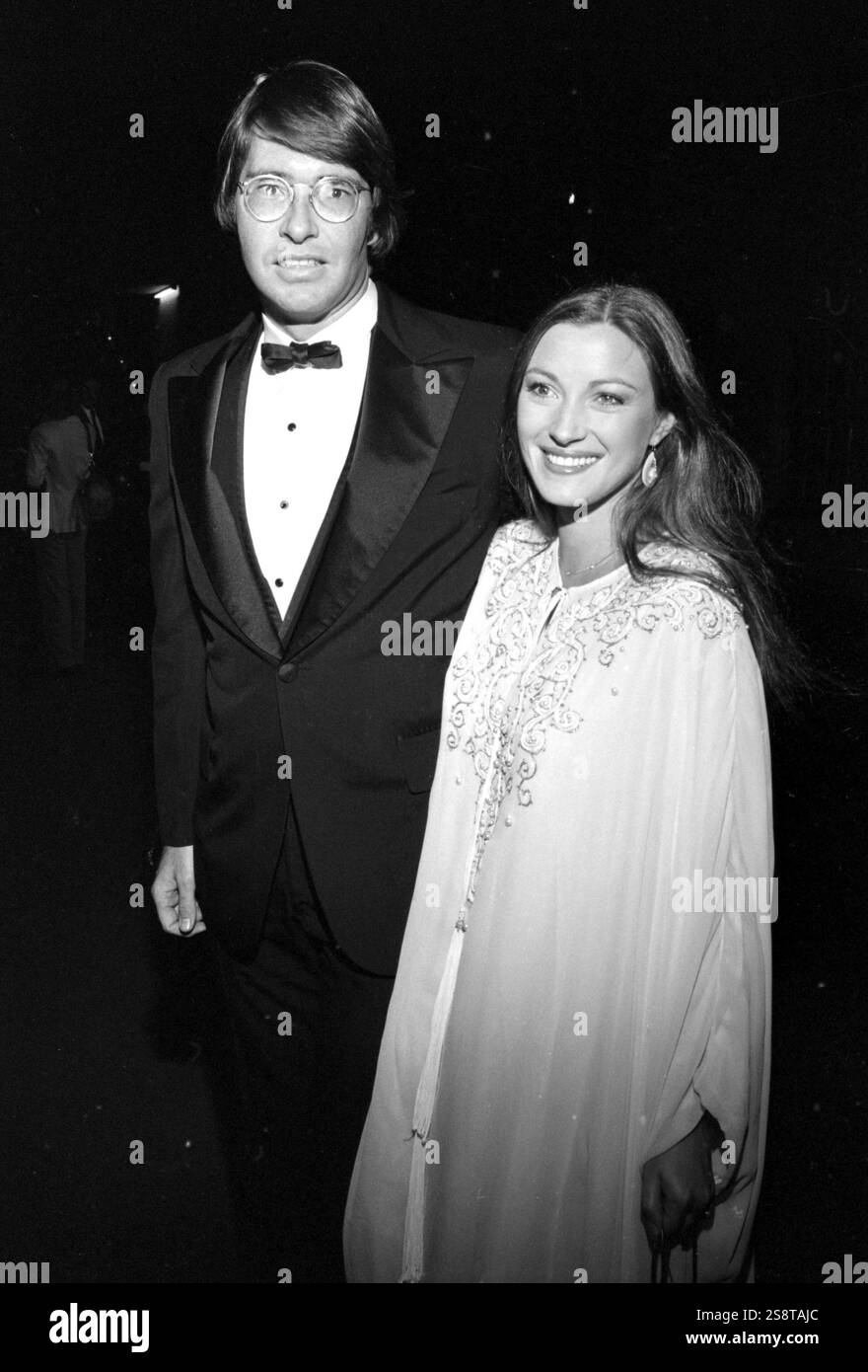 Jane Seymour and David Flynn Circa 1980's Credit: Ralph Dominguez ...