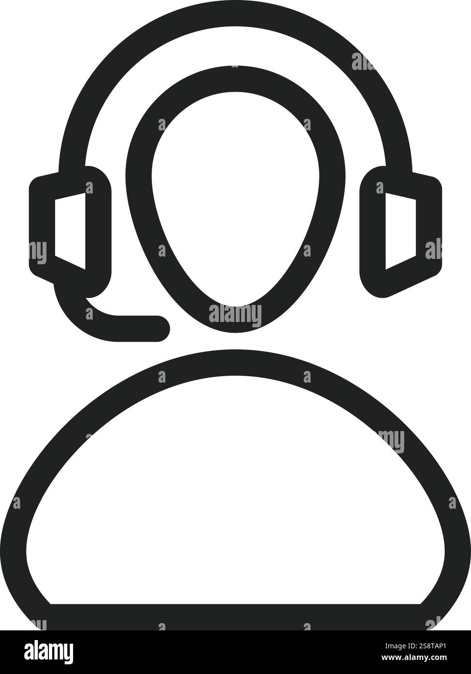 Support Agent Icon Vector Suitable For Mobile Apps Web Apps And Print Media Stock Vector Image