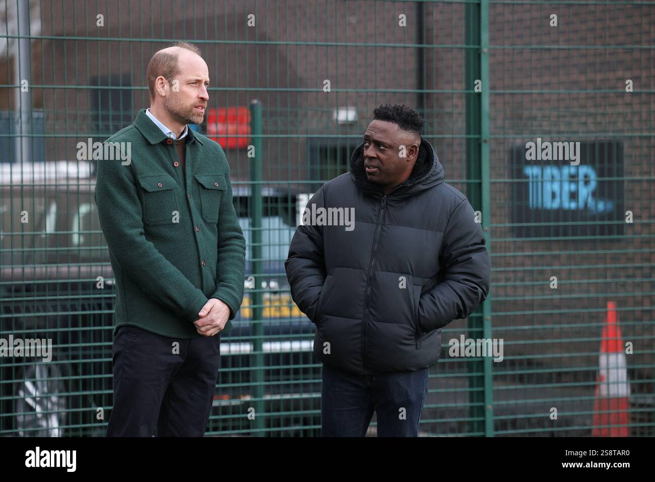 The Prince of Wales during a visit to Tiber in Toxteth, Liverpool, to ...
