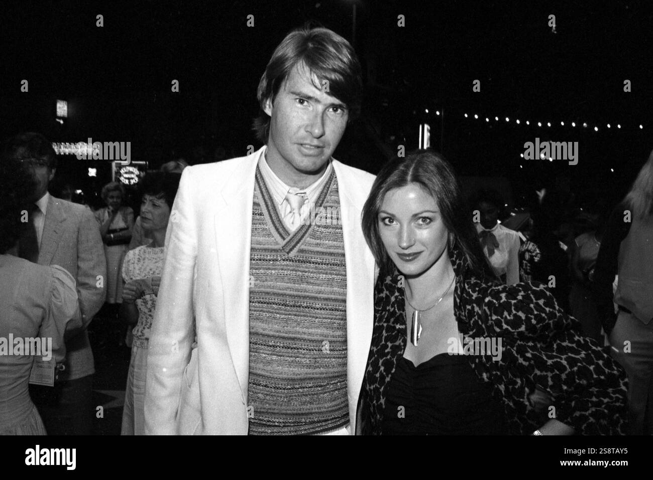 Jane Seymour and David Flynn Circa 1980's Credit: Ralph Dominguez ...