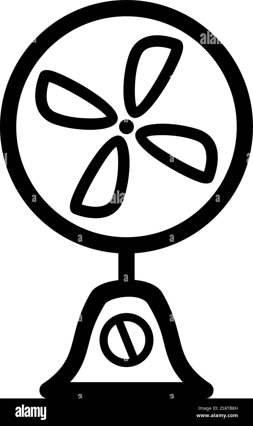 Table Fan icon vector. Suitable for mobile apps, web apps and print ...