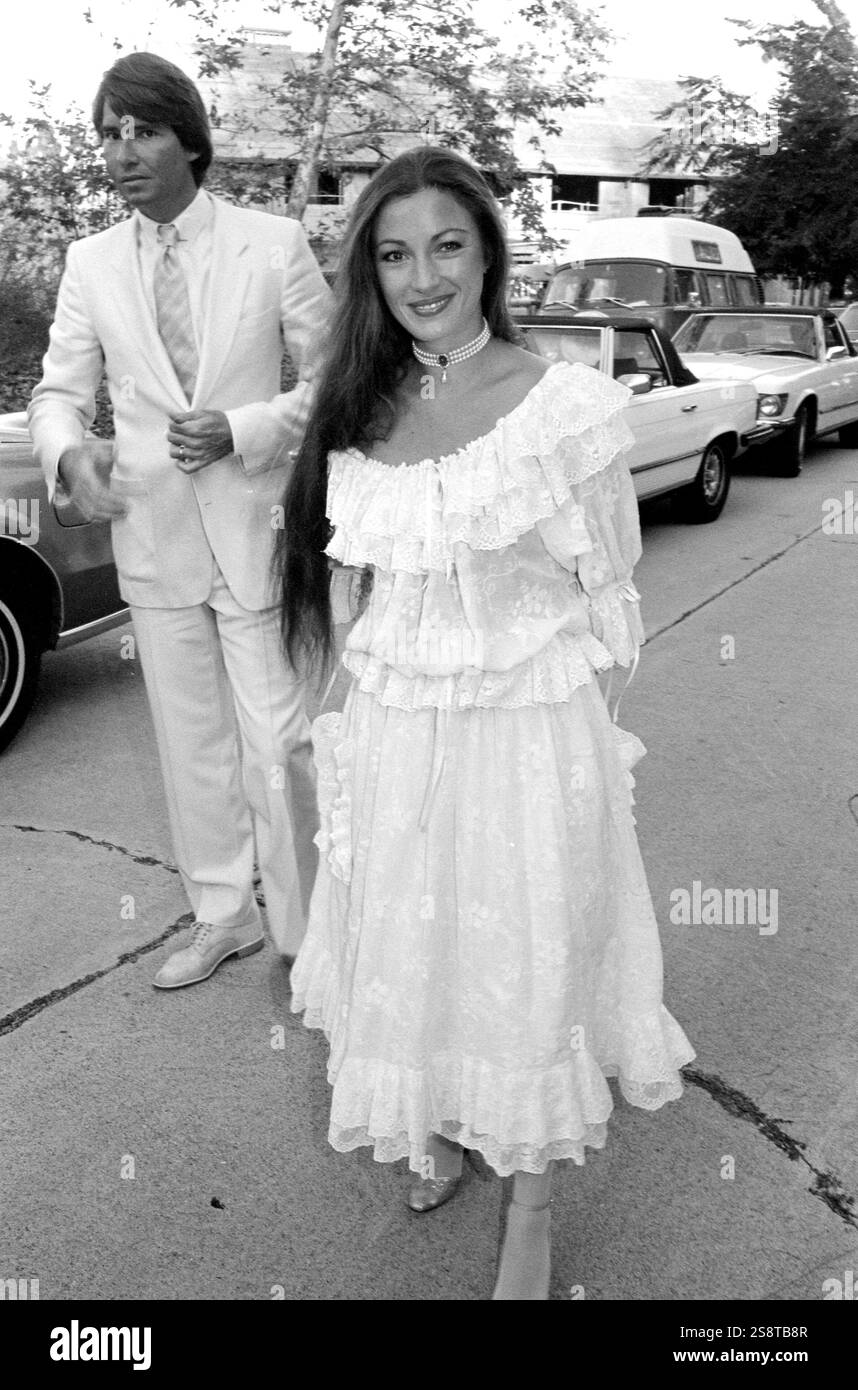 Jane Seymour and David Flynn Circa 1980's Credit: Ralph Dominguez ...
