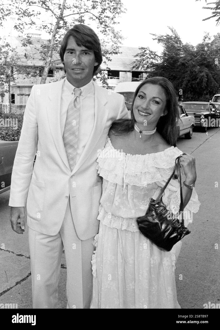 Jane Seymour and David Flynn Circa 1980's Credit: Ralph Dominguez ...