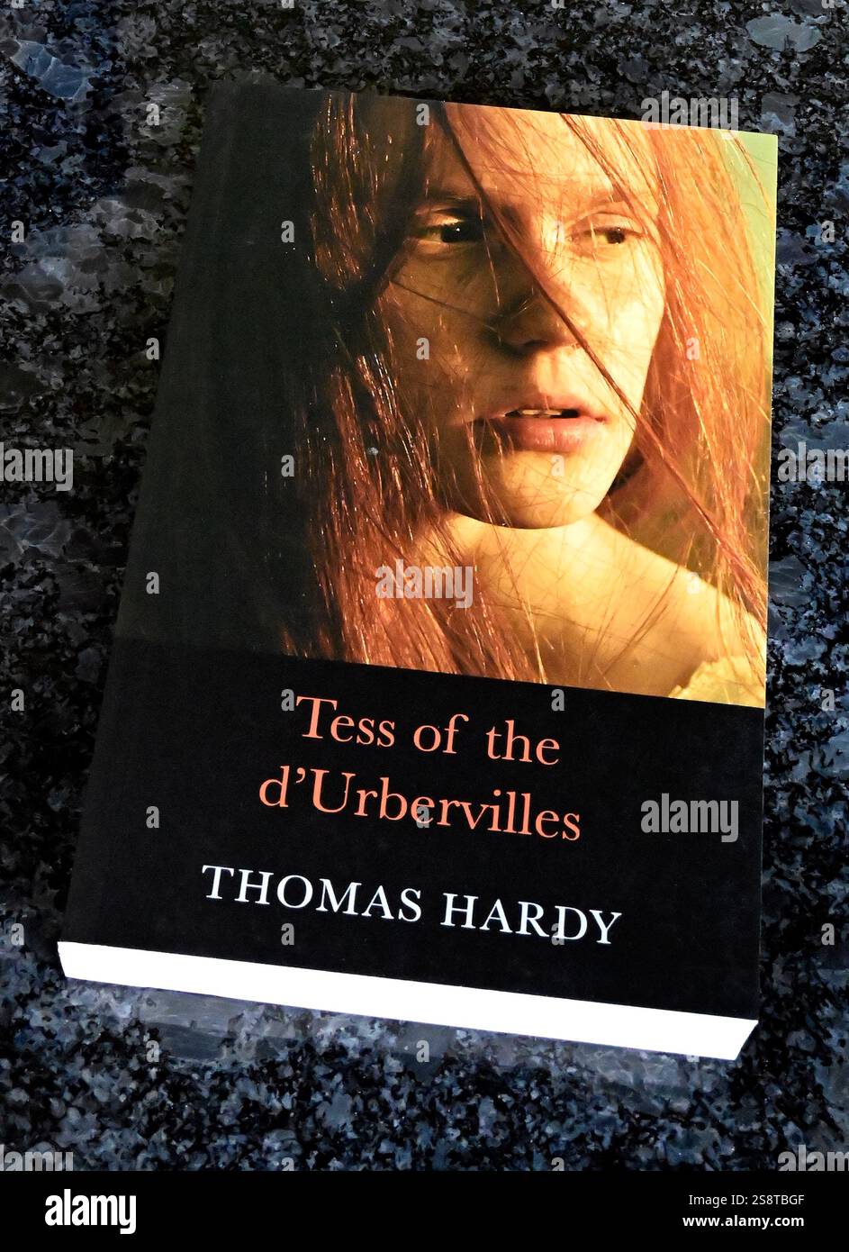 Book cover. "Tess of the d'Urbvervilles" by Thomas Hardy Stock Photo ...