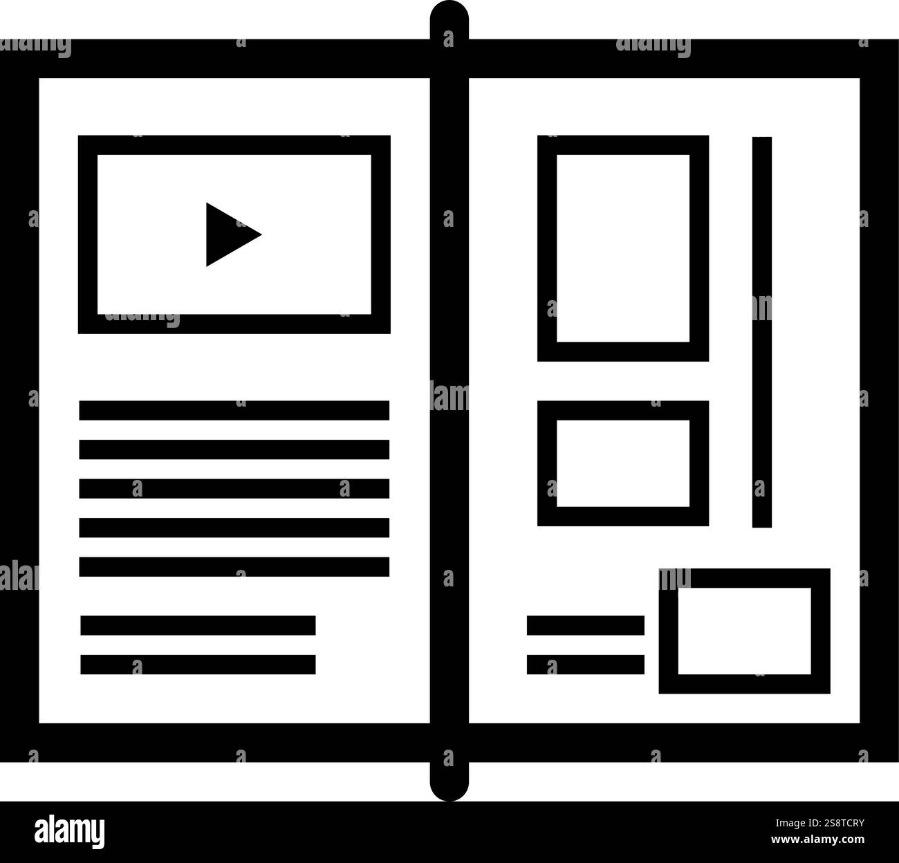 Tutorials icon vector. Suitable for mobile apps, web apps and print ...