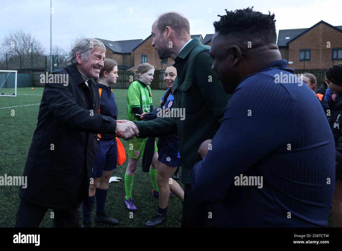 The Prince of Wales during a visit to Tiber in Toxteth, Liverpool, to ...