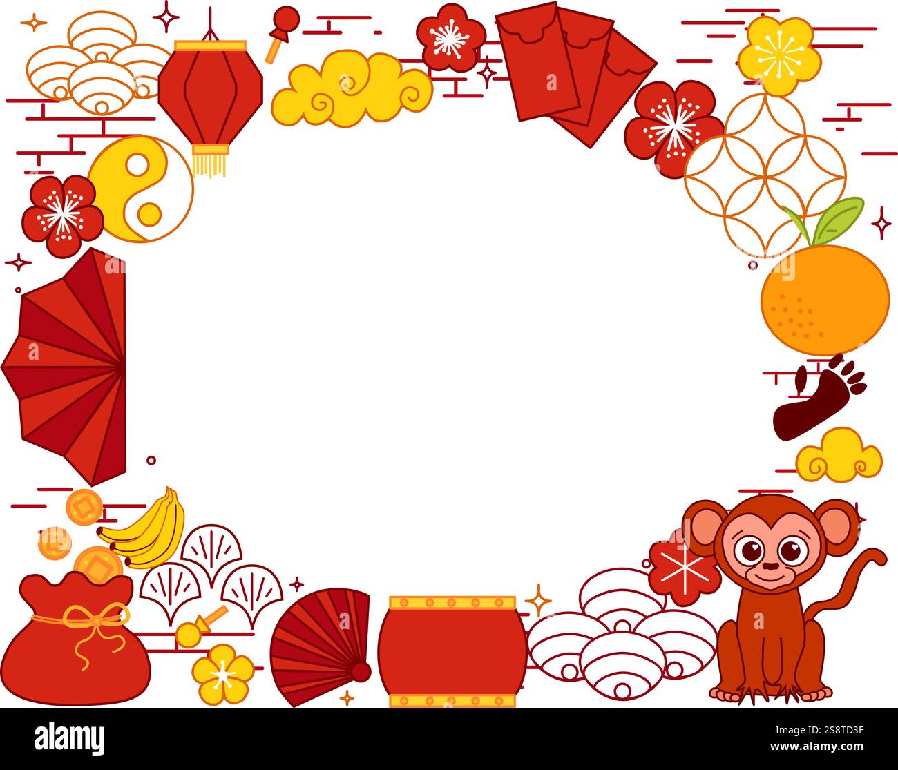 Monkey and religion Stock Vector Images - Alamy