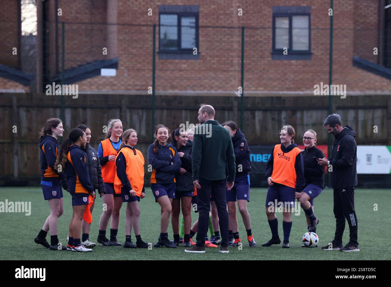 The Prince of Wales during a visit to Tiber in Toxteth, Liverpool, to ...