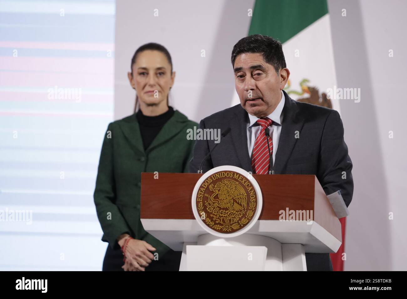 Mexico City, Mexico. 23rd Jan, 2025. Adolfo Velasco Bernal, director of ...