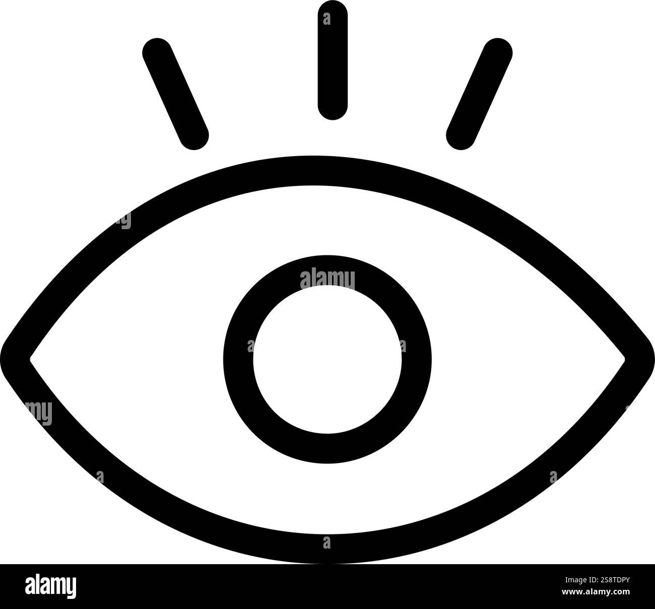 Vision icon vector. Suitable for mobile apps, web apps and print media Stock Vector Image & Art ...