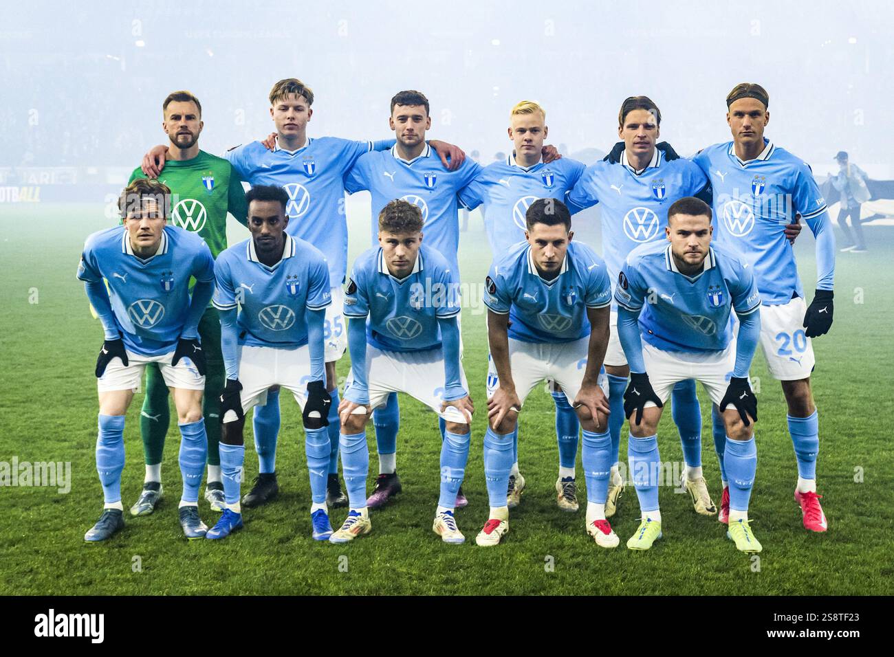 MALMO , 23-01-2025 , Malmo New stadium , season 2024 / 2025 , UEFA Europa league, Football ...