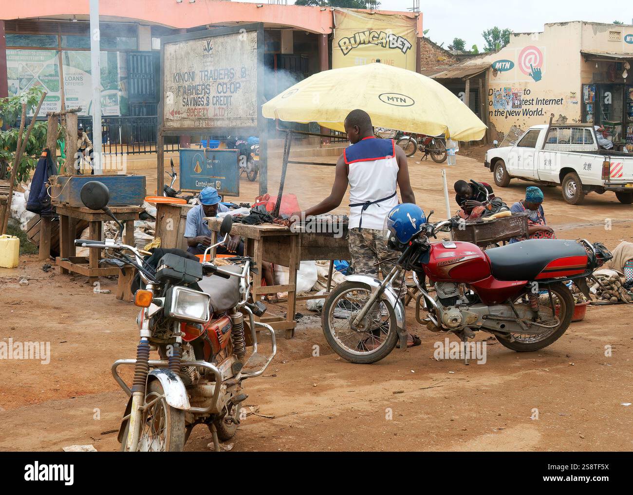 settlement, Uganda, East Africa Stock Photo - Alamy