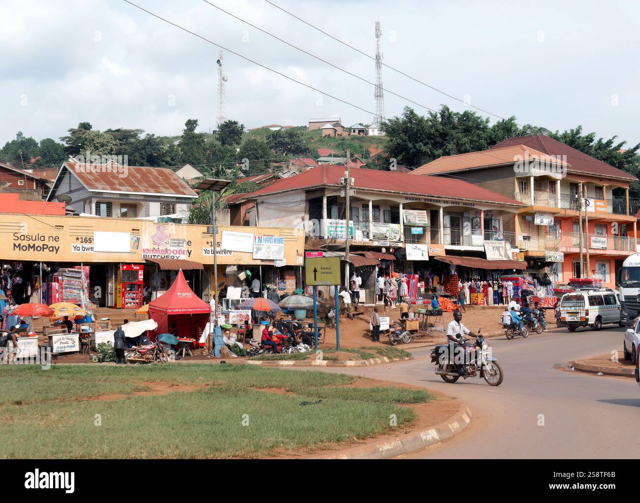 settlement, Uganda, East Africa Stock Photo - Alamy
