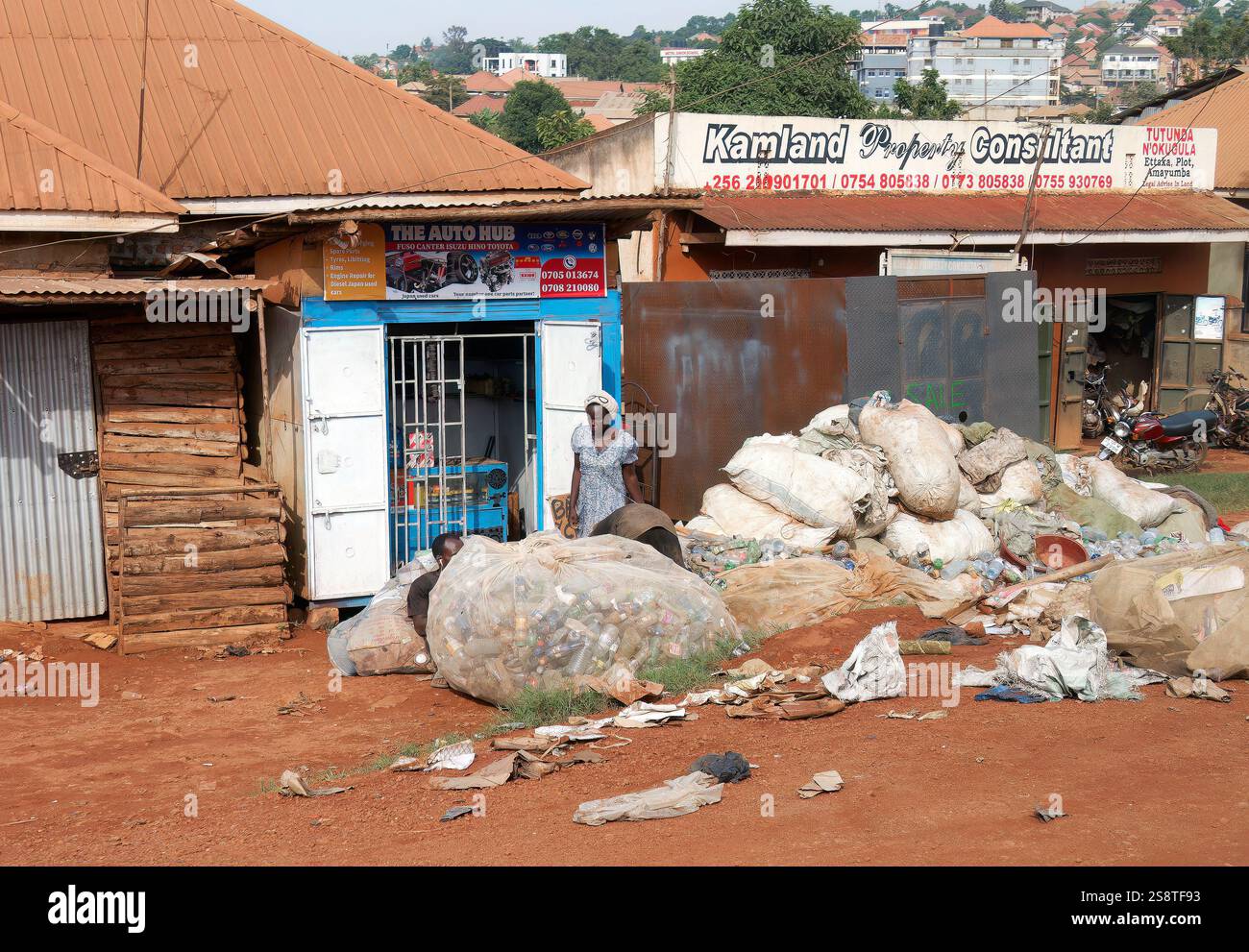 settlement, Uganda, East Africa Stock Photo - Alamy
