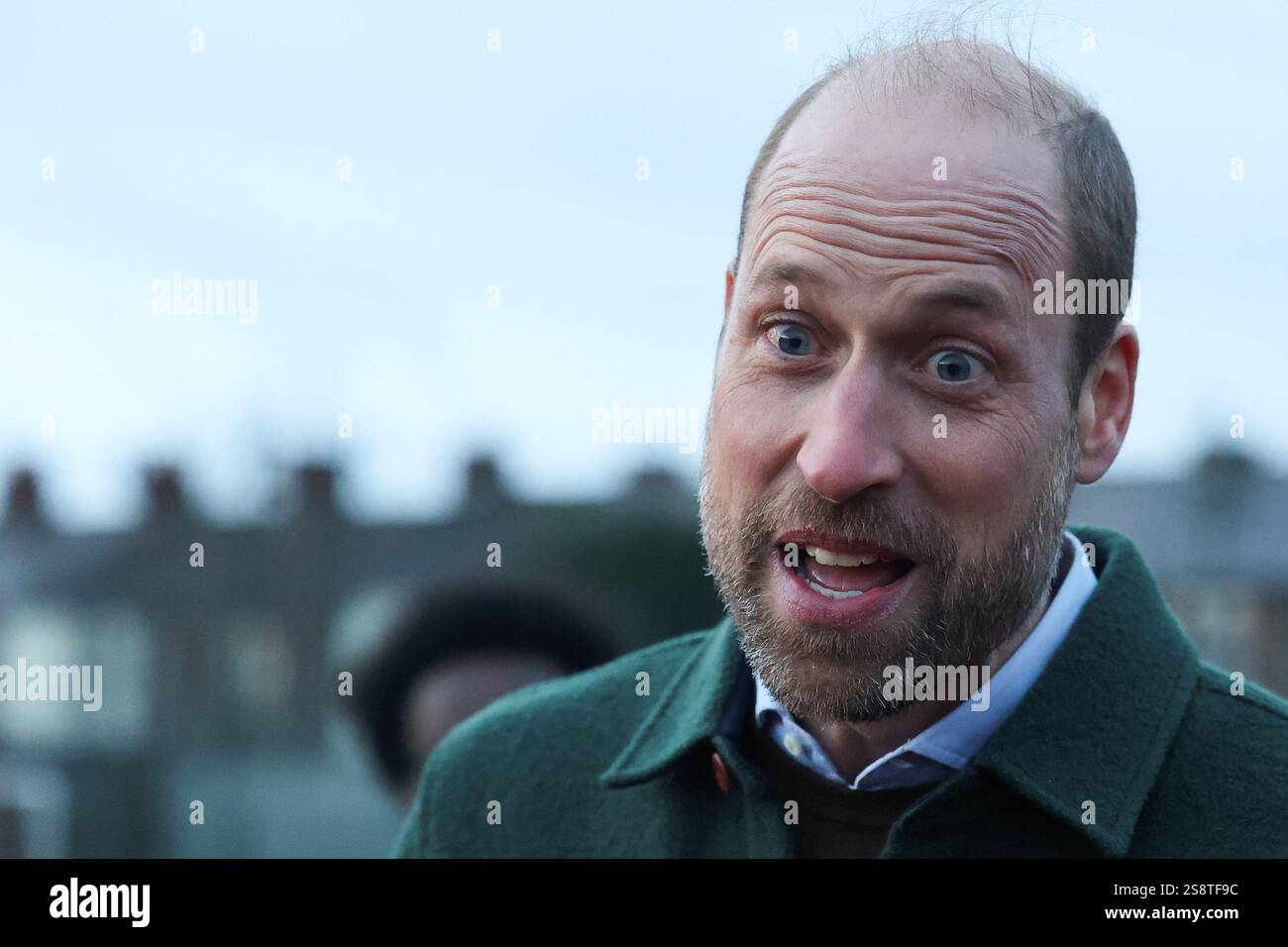 The Prince of Wales during a visit to Tiber in Toxteth, Liverpool, to ...