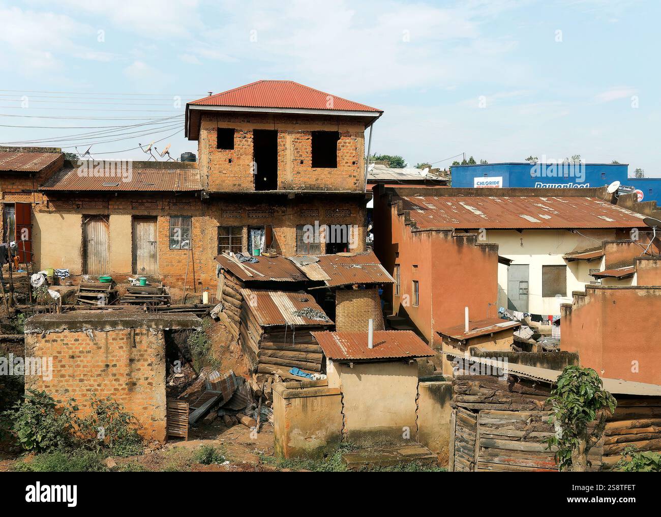 settlement, Uganda, East Africa Stock Photo - Alamy