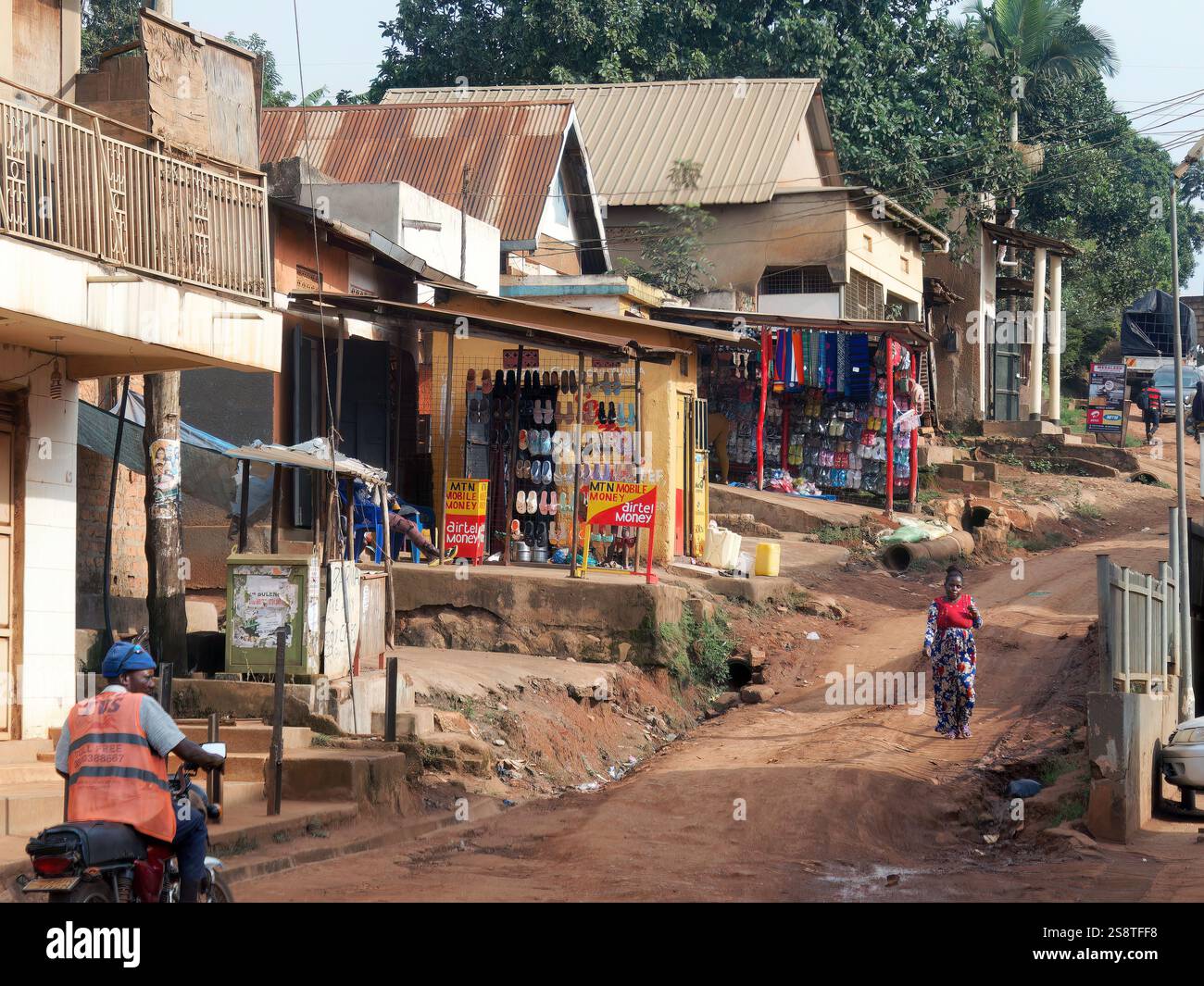 settlement, Uganda, East Africa Stock Photo - Alamy