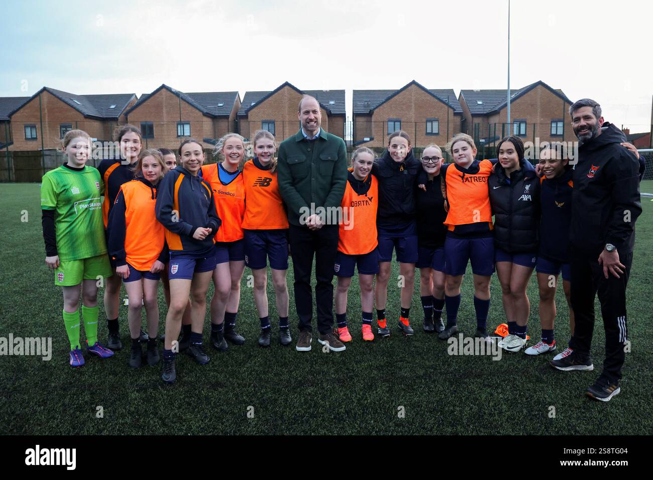 The Prince of Wales during a visit to Tiber in Toxteth, Liverpool, to ...