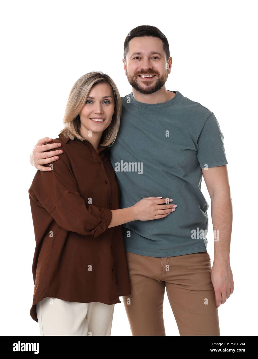 Lovely caucasian happy family couple Cut Out Stock Images & Pictures ...
