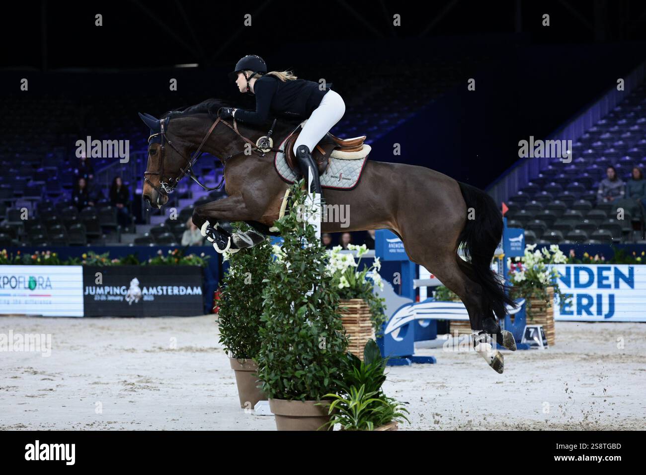 Nina Houtzager with High Five during the De Telegraaf Prize 1.35m at ...