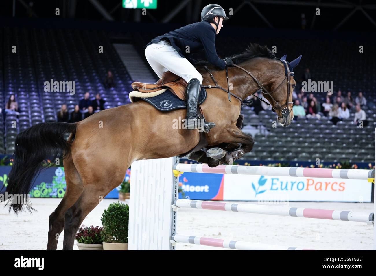 Quinten ter Harmsel with Geronimo E.B. during the De Telegraaf Prize 1 ...