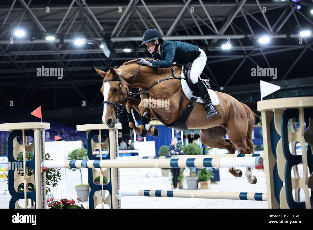 Romy van Dijk-Froma with Marilyn Monroe during the De Telegraaf Prize 1 ...