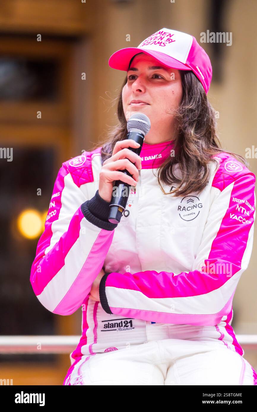 Gap, France. 23rd Jan, 2025. RUMEAU Sarah, Julie AMBLARD, Citroen C3 ...