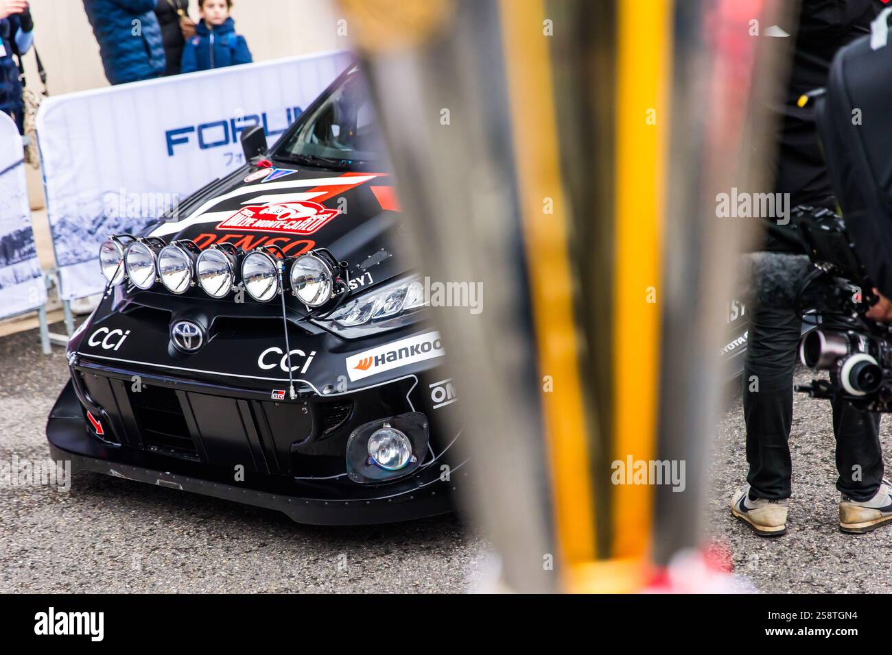 Gap, France. 23rd Jan, 2025. 33 Elfyn EVANS, Scott MARTIN, Toyota GR ...