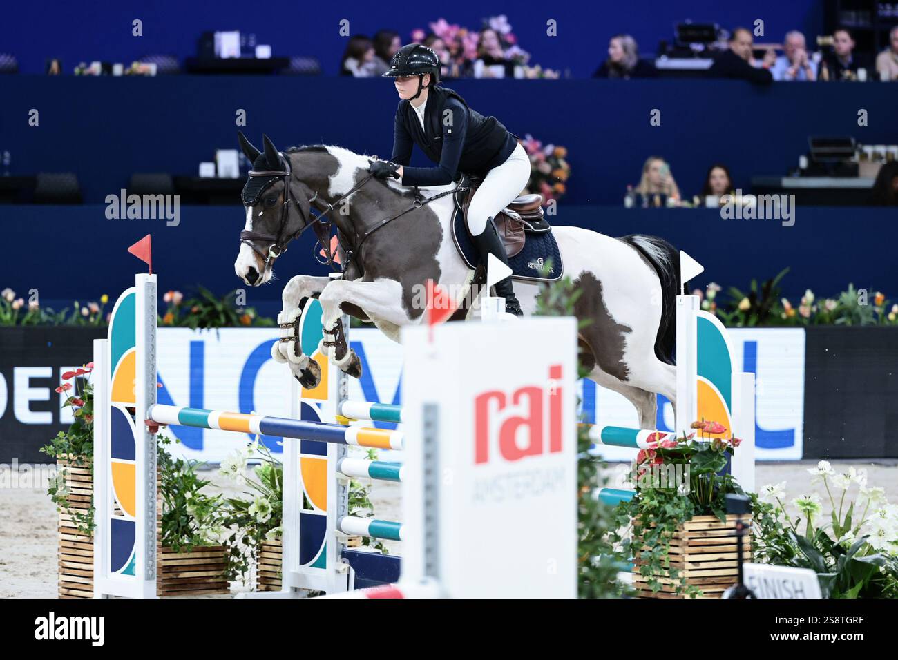 Ilse Vedder with Rainbow-K van 't Kattenheye during the Aeres MBO ...