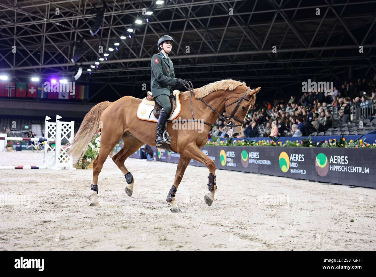 Irene van den Hof with Lehman during the prize giving ceremony of the ...