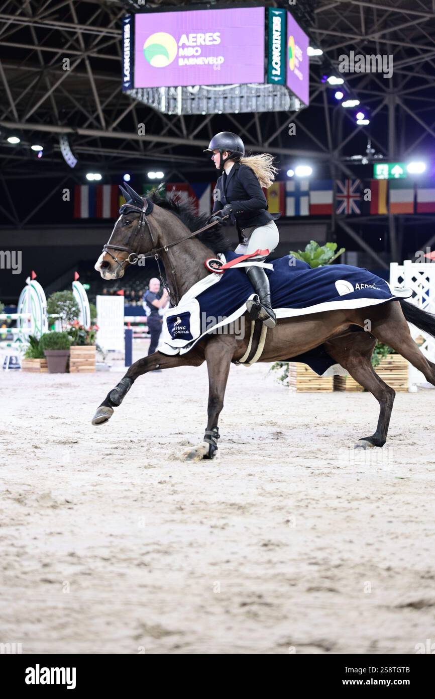 Mirre Sterenberg with Ivy's Hope during the prize giving ceremony of ...
