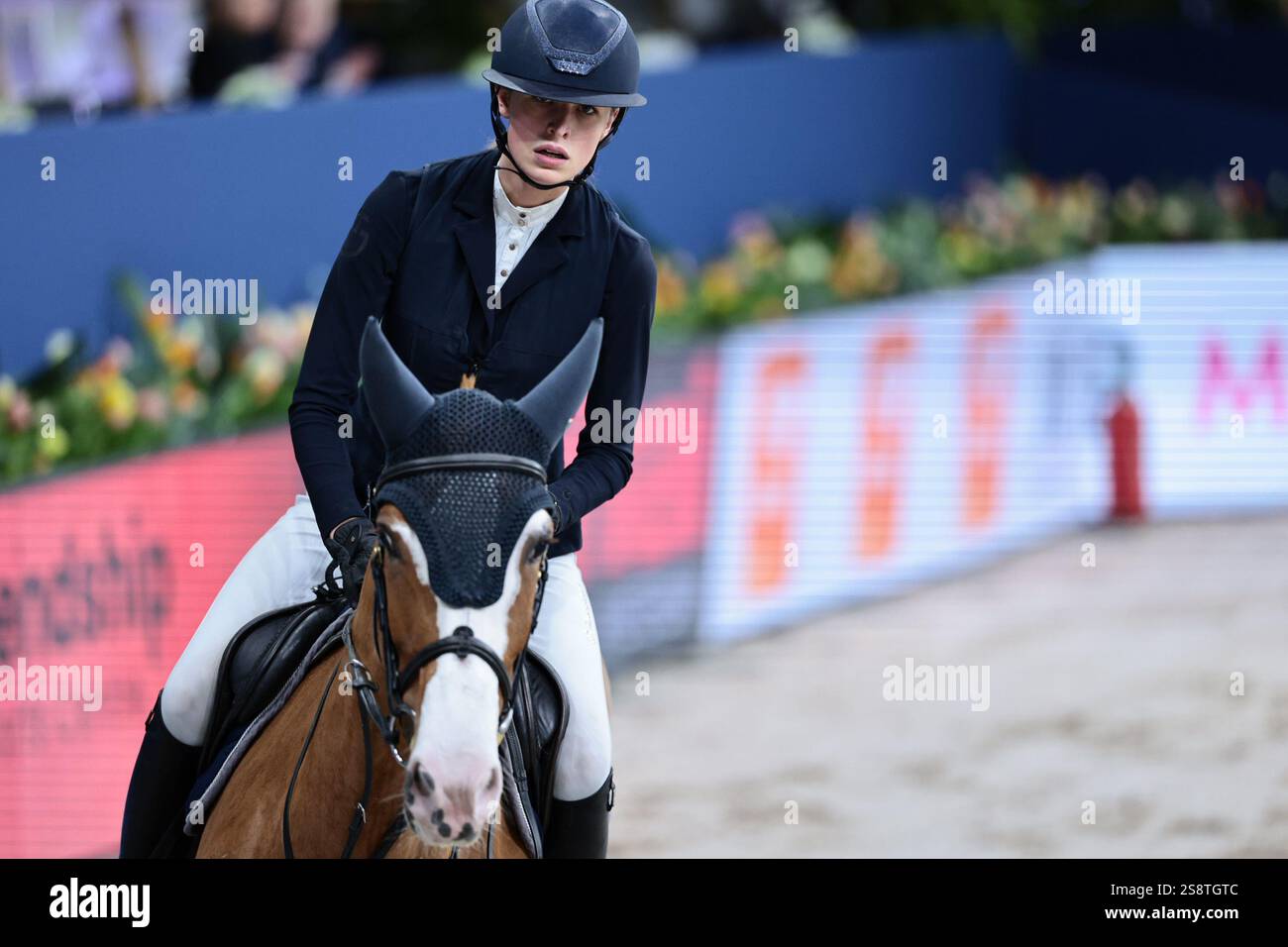 Maud Agterberg with O'Filly during the Aeres MBO Barneveld Prize 1.10m ...