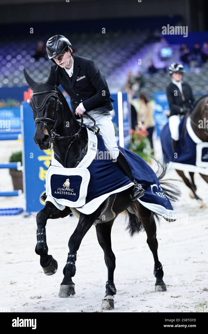 Joep Schaap with Cadeauminka during the prize giving ceremony of the ...