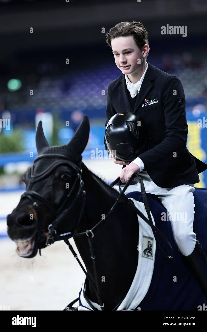 Joep Schaap with Cadeauminka during the prize giving ceremony of the ...