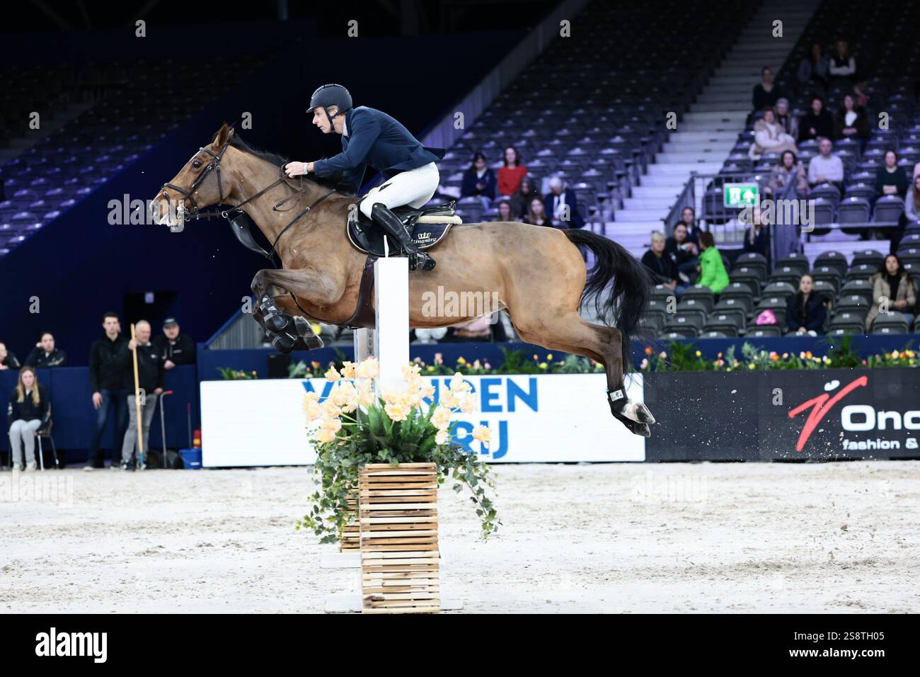 Franklin Posmus with Garola H.K. during the Stal Bosgoed Prize 1.30m at ...
