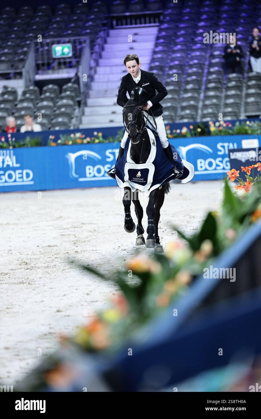 Joep Schaap with Cadeauminka during the prize giving ceremony of the ...