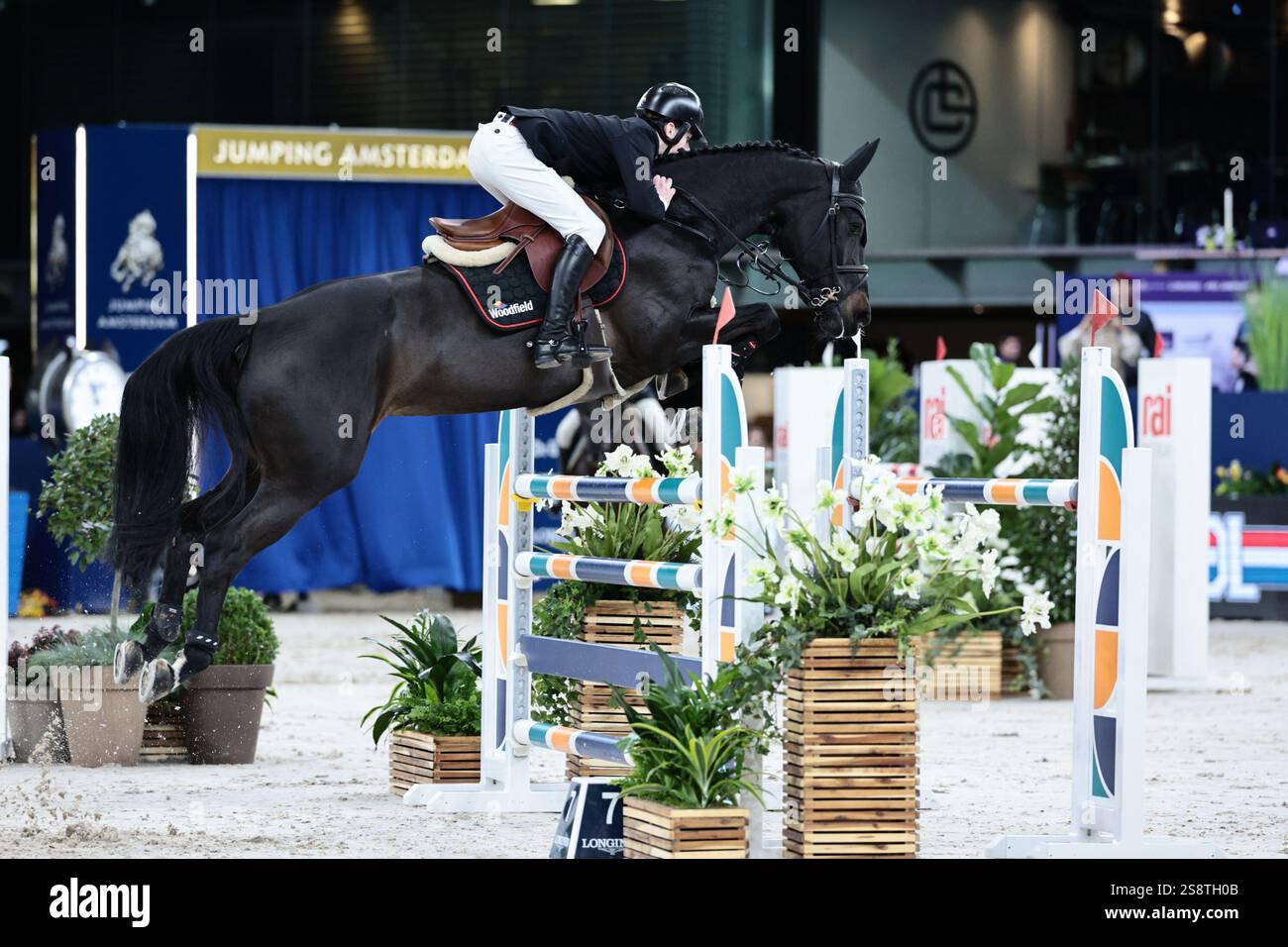 Joep Schaap with Cadeauminka during the Stal Bosgoed Prize 1.30m at the ...