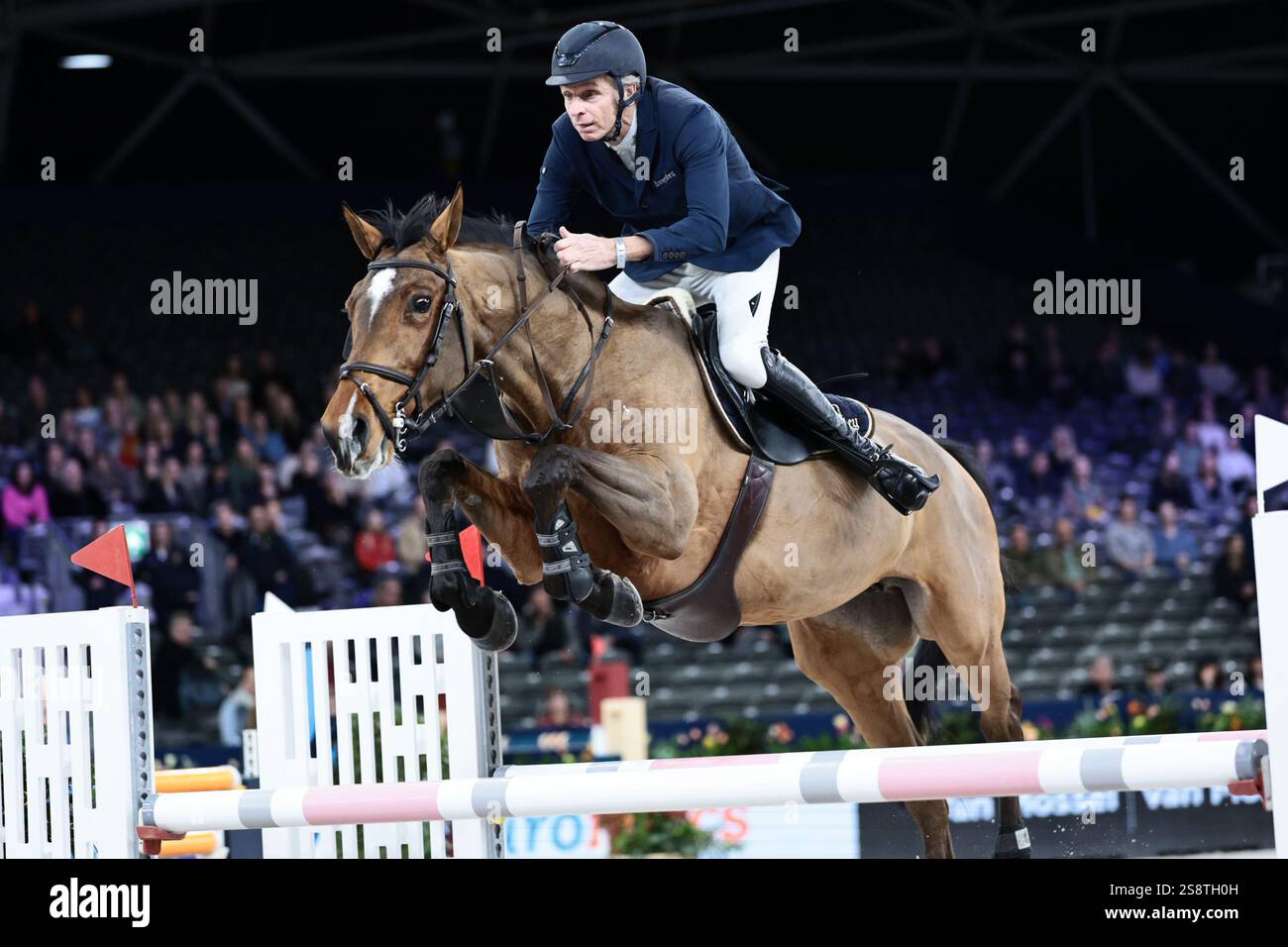 Franklin Posmus with Garola H.K. during the Stal Bosgoed Prize 1.30m at ...