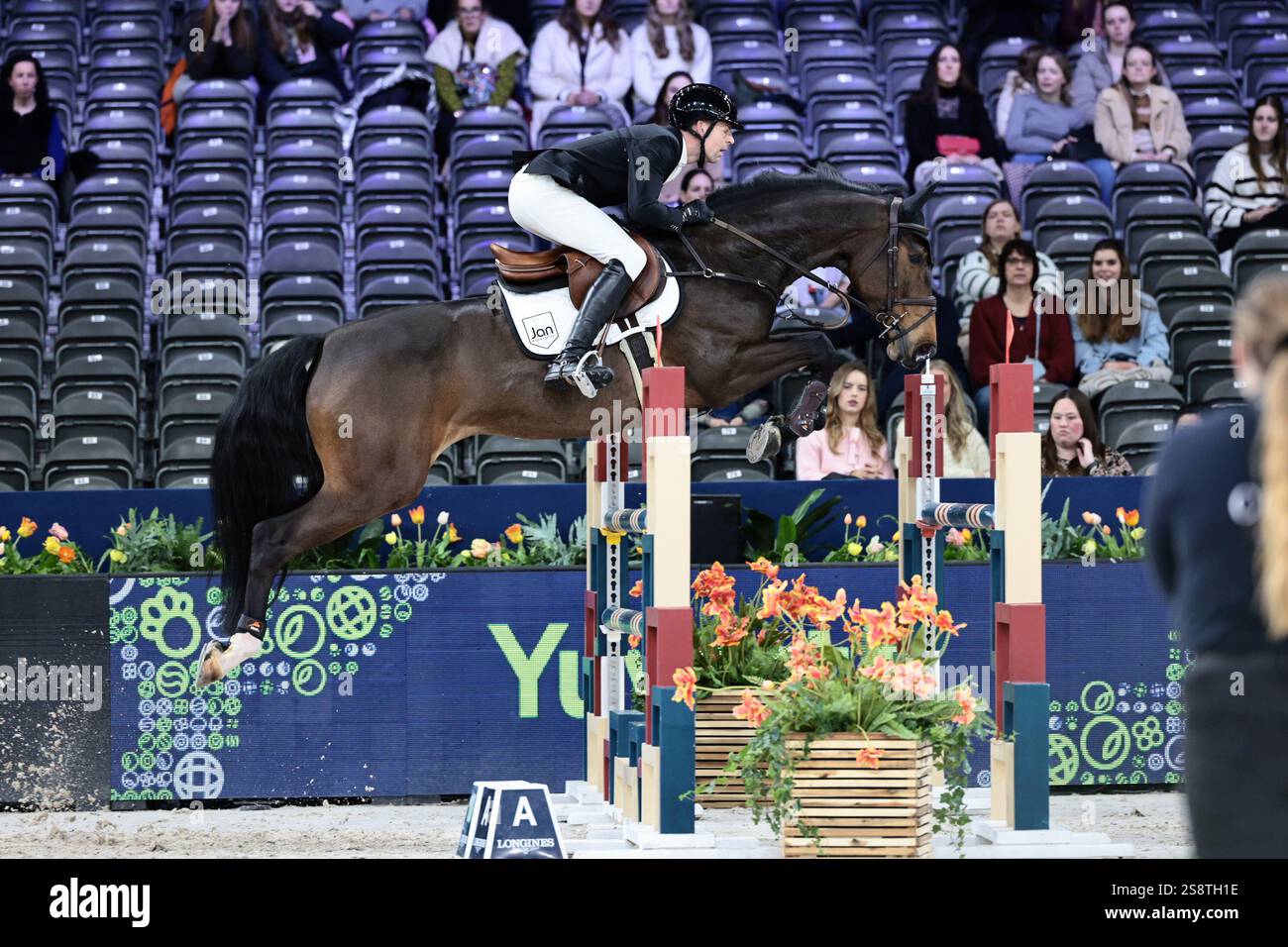 Wesley Mulder with Paradiese de la Vita during the Stal Bosgoed Prize 1 ...