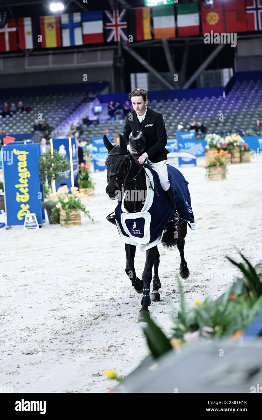 Joep Schaap with Cadeauminka during the prize giving ceremony of the ...