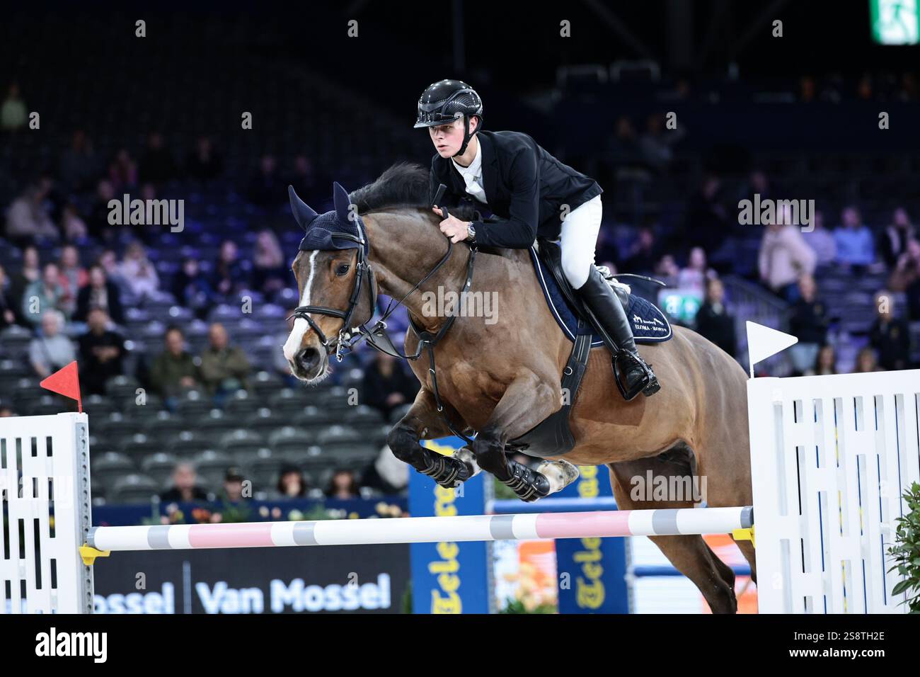 Sytze van Dellen with Latieza during the Stal Bosgoed Prize 1.30m at ...